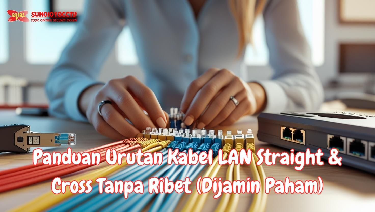 Urutan Kabel LAN Straight dan Cross Lengkap + Fungsi